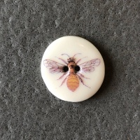 Kate Holliday Buttons - Bee Large Circular Button
